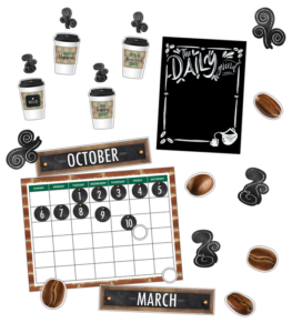 schoolgirl style | industrial café calendar bulletin board set | printable