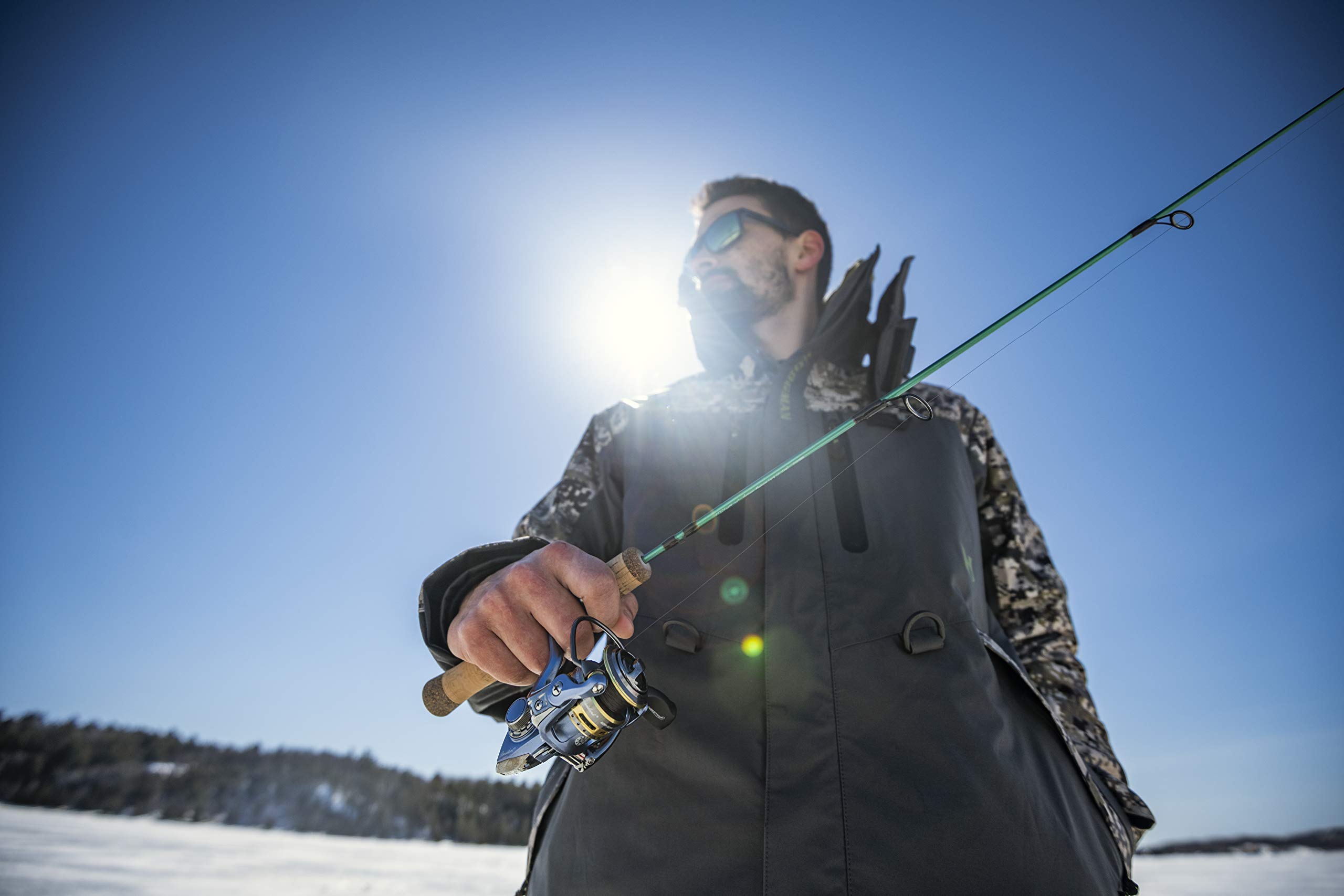 Fenwick Elite Tech Ice Fishing Casting Rod, Blue, Cork, 30" - Medium - 1pc