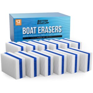 Premium Boat Scuff Erasers | Boating Accessories Gifts for Cleaning Boat Accessories or Gift for Pontoon Fishing Jon Boats Decks Vinyl Boat Cleaner Hull Cleaner Gadgets for Men and Women