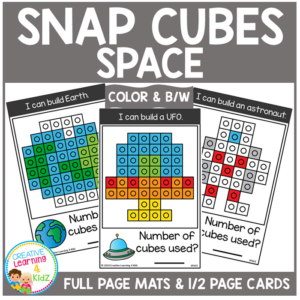 snap cubes activity - space