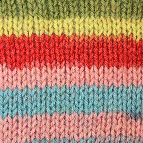 Patons Kroy Socks Yarn, 2-Pack, Meadow Stripes Plus Pattern