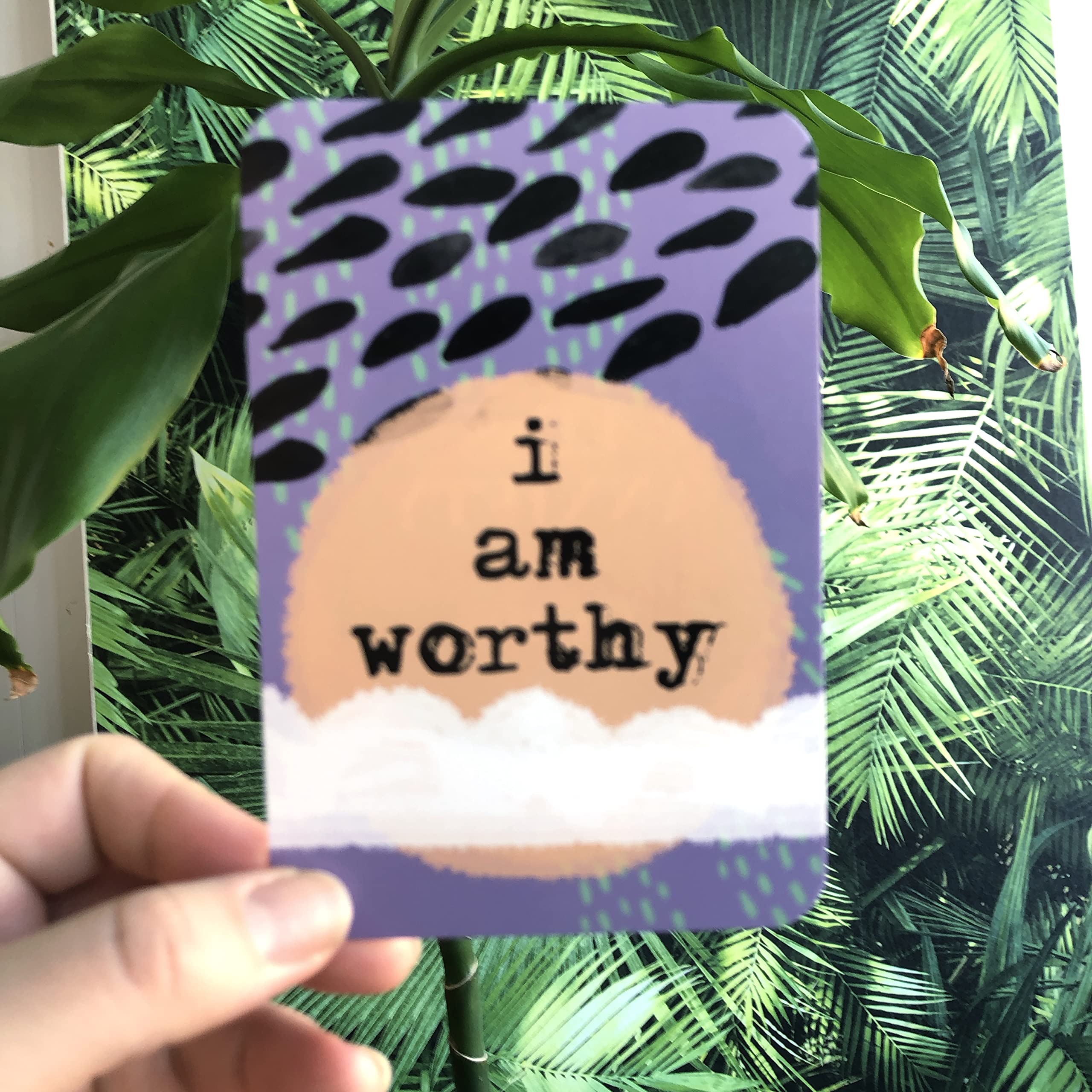 Less Anxiety Affirmation Cards - 45 Beautifully Illustrated Self Care Cards to Help Stress & Anxiety, Relaxation