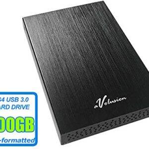 Avolusion HD250U3 500GB USB 3.0 External Gaming Hard Drive (for PS4, Pre-formatted) - 2 Year Warranty