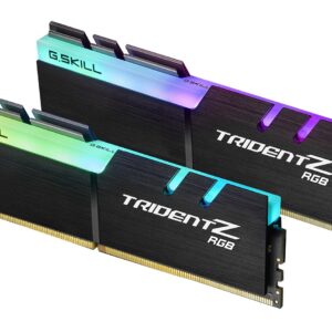 G.SKILL Trident Z RGB Series (Intel XMP) DDR4 RAM 64GB (2x32GB) 3600MT/s CL18-22-22-42 1.35V Desktop Computer Memory UDIMM (F4-3600C18D-64GTZR)