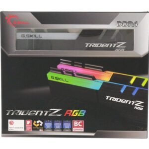 G.SKILL Trident Z RGB Series (Intel XMP) DDR4 RAM 64GB (2x32GB) 3200MT/s CL16-18-18-38 1.35V Desktop Computer Memory UDIMM (F4-3200C16D-64GTZR)