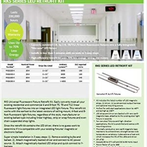 Optilumen RKS 2 ft. 20-Watt (68-Watt Equivalent) LED Magnetic Strip Conversion Retrofit Kit 5000K (1-Pack)