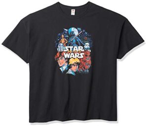 star wars men's warner bros bellatrix dark arts premium soft hand solid tee, black, xxx-large