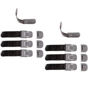 safety 1st ss multi purpose appliance lock, 8pk, one size, silver