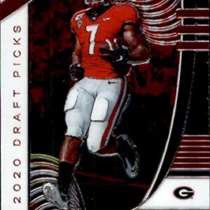 2020 Panini Prizm Draft #120 D'Andre Swift Draft Picks Georgia Bulldogs RC Rookie Football Trading Card