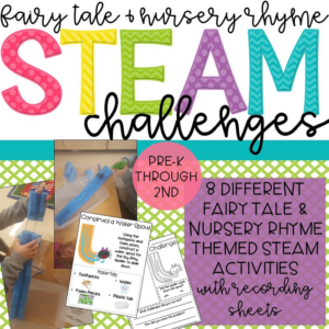 fairy tale and nursery rhyme stem activities