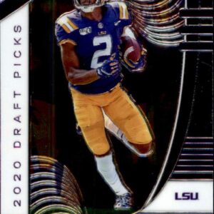 2020 Panini Prizm Draft #126 Justin Jefferson Draft Picks LSU Tigers RC Rookie Football Trading Card