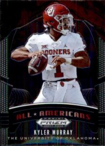 2020 panini prizm draft #5 kyler murray all-americans oklahoma sooners football trading card