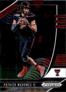 2020 panini prizm draft picks #81 patrick mahomes ii texas tech red raiders football card