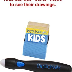 Mattel Games ​Pictionary Air Kids Vs. Grown-Ups Family Game for Game Night with Light Pen and Clue Cards, Connect to Smart Devices