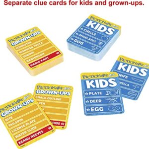 Mattel Games ​Pictionary Air Kids Vs. Grown-Ups Family Game for Game Night with Light Pen and Clue Cards, Connect to Smart Devices