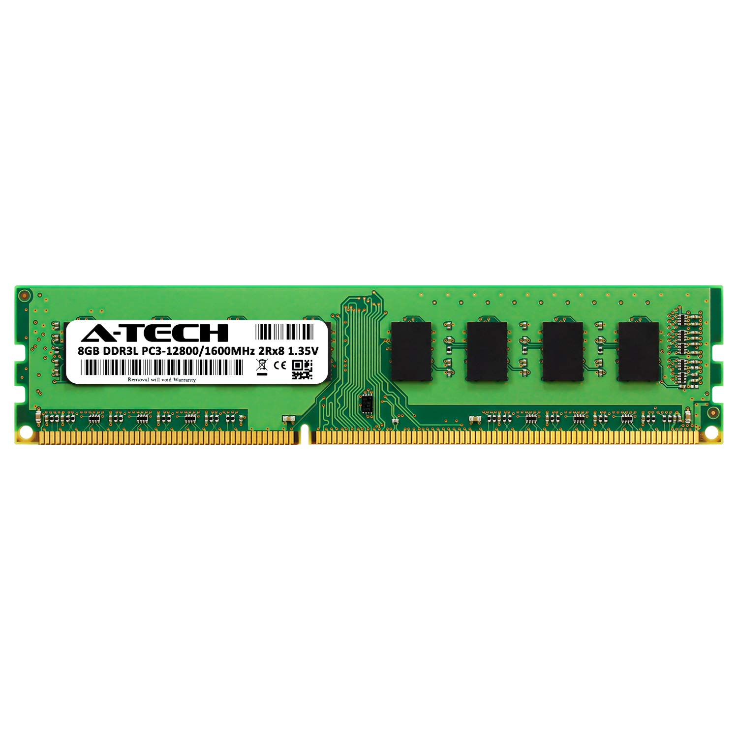 A-Tech 8GB RAM for Dell Inspiron 3250, 3650, 3655, 3656 | DDR3/DDR3L 1600MHz DIMM PC3L-12800 240-Pin Non-ECC UDIMM Desktop Memory Upgrade Module