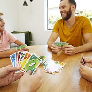 Mattel Games UNO Nothin' But Paper Card Game, Family Game with 100 Percent Paper and Fully Recyclable for 2-10 Players