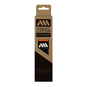 All Mountain Style AMS Hook & Loop Strap to Carry Essentials in case You Flat, Oraange