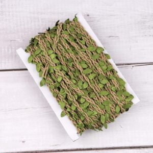 jute twine, nogamoga 66 feet artificial vine, foliage leaf plant garland for diy crafts, wedding decoration, home, garden artworks and crafts