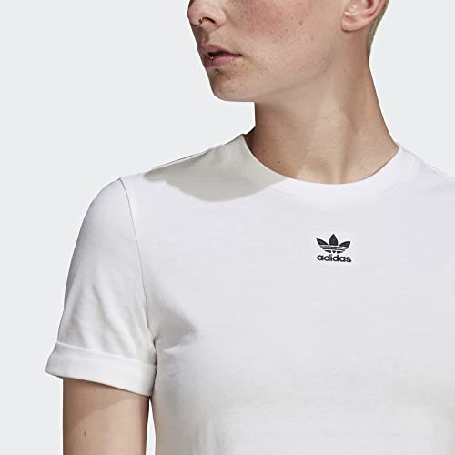 adidas Originals,womens,Crop Top,White,Medium