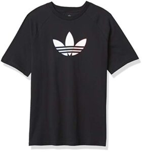 adidas originals,unisex-youth,tee,black,medium