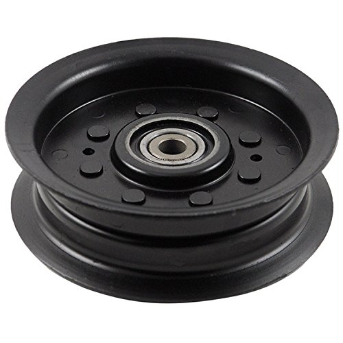 Sutmorly 532196104 Idler Pulley Fits for Hus qvarna Craftsman Mower, 197380 Flat Idler Pulley Bearing for HU AYP Craftsman TS342, TS343, TS348 Lawn Tractor 48" 54" Deck, Replace196104, 1 Pack