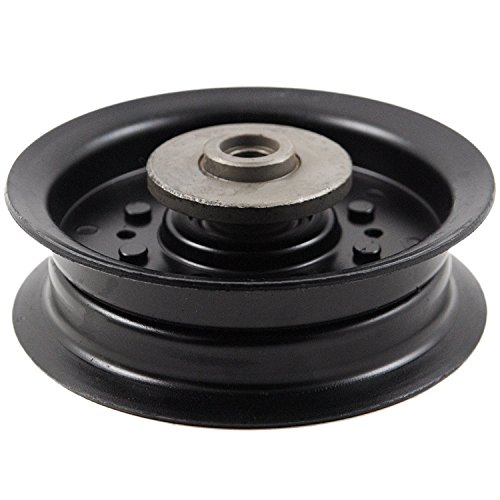 Sutmorly 532196104 Idler Pulley Fits for Hus qvarna Craftsman Mower, 197380 Flat Idler Pulley Bearing for HU AYP Craftsman TS342, TS343, TS348 Lawn Tractor 48" 54" Deck, Replace196104, 1 Pack