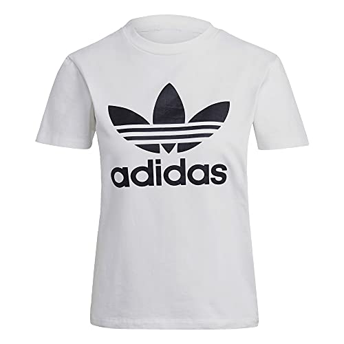 adidas Originals,womens,Trefoil Tee,White,Small