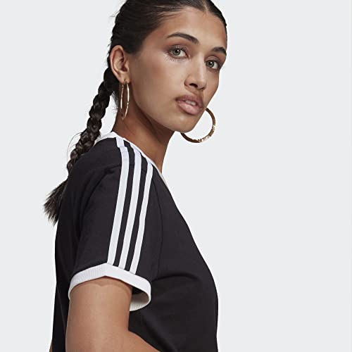 adidas Originals,womens,3-Stripes Tee,Black,X-Large