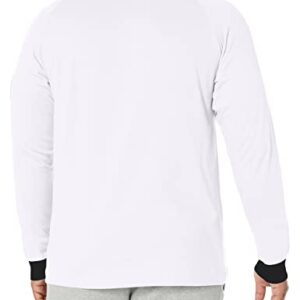 adidas Originals,mens,3-Stripes Long Sleeve Tee,White,Medium