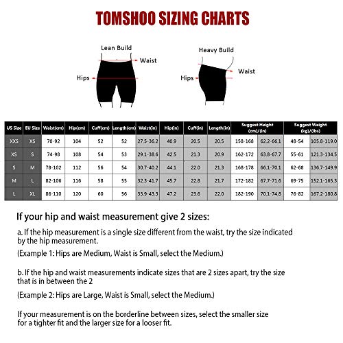 TOMSHOO Men's 3D Padded MTB Mountain Bike Shorts Lightweight Cycling Biking Riding Shorts Cycle Wear Relaxed Loose-fit Black