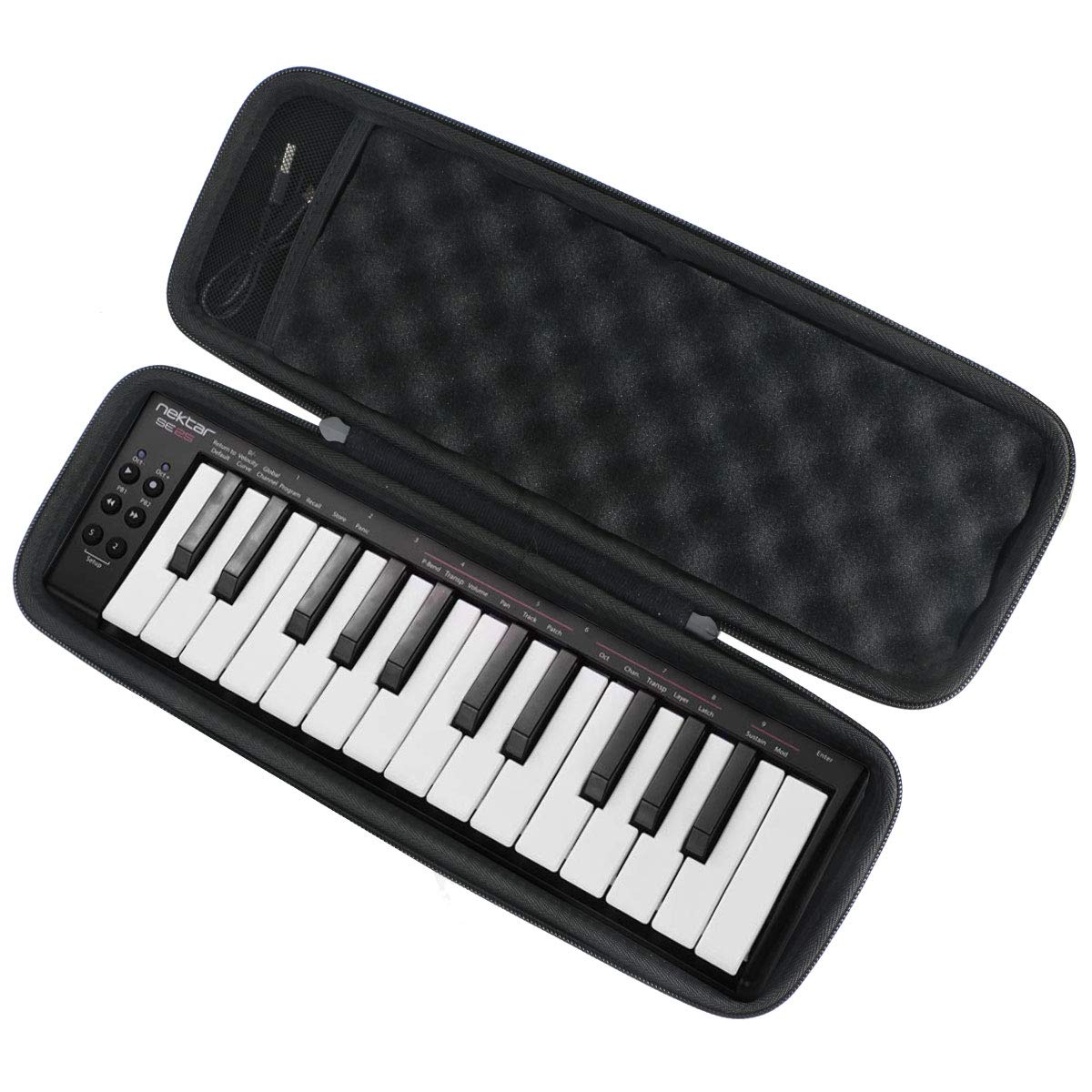 khanka Hard Travel Case Compatible with Nektar, 25-Key Midi Controller (SE25)