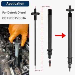 J-47388-A Injector Cup Nozzle Tube Remover and Installer Tool For Detroit Diesel DD13 DD15 DD16, Replace# J-47388-A W470589000700 MH064002