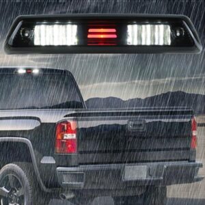 for 09-14 ford f150 f-150 led third 3rd brake light high mount brake light cargo lamp (smoked lens)