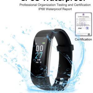 BrilliantHouse Fitness Tracker with Heart Rate Blood Pressure Blood Oxygen Sleep Monitor Activity Tracker Health Tracker Smart Watch Pedometer for Kids Man Women