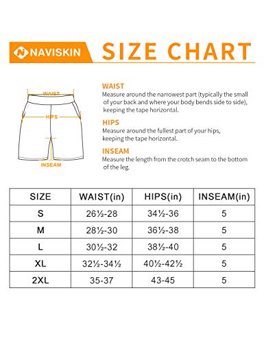 NAVISKIN Women's 5" Shorts Outdoor Hiking Paddling Board Shorts UPF 50+ Quick Dry Short Navy Size M