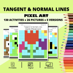 spring: tangent & normal lines pixel art