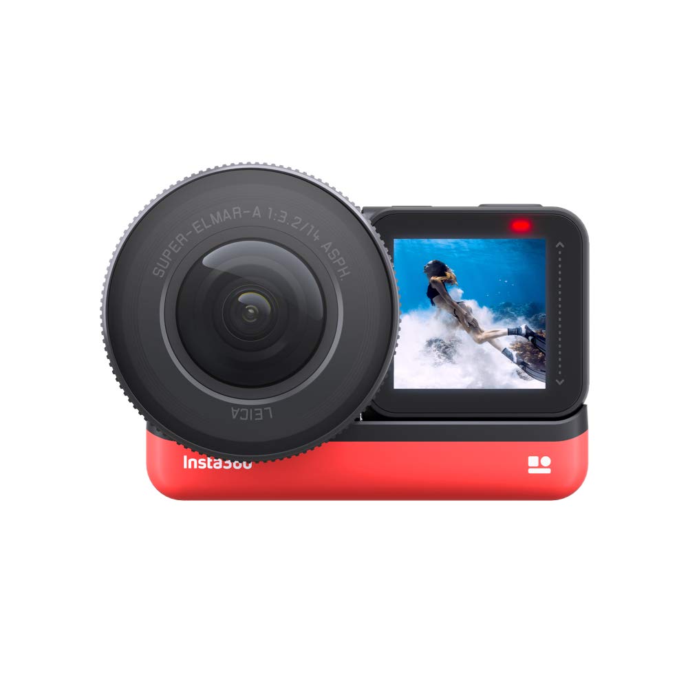 Insta360 ONE R 1-Inch Edition Co-Engineered – 5.3K 30fps Action Camera with 1-Inch Sensor, 4K 60fps, Stabilization, IPX8 Waterproof, 19MP