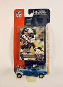 2002 fleer collectibles nfl players team collectible replica die cast car with card 1:55 scale chrysler howler - munsin muhammad carolina panthers