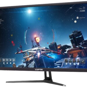 Sceptre New 32" QHD 1440p 2560x1440 LED Monitor HDMI DisplayPort up to 85Hz Build-in Speakers Blue Light Shift, Machine Black 2020