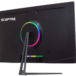 Sceptre New 32" QHD 1440p 2560x1440 LED Monitor HDMI DisplayPort up to 85Hz Build-in Speakers Blue Light Shift, Machine Black 2020