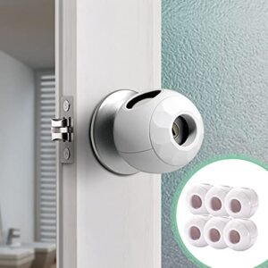 AILUOQI Childproof Door Knob Covers Babyproof (6 Pack) Child Door Locks Door Handle Baby Proofing Door Safety for Kids