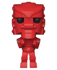 funko pop! retro toys: mattel - rock'em sock'em robot, red