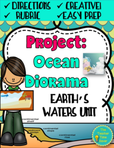 ocean diorama project- earth's waters unit