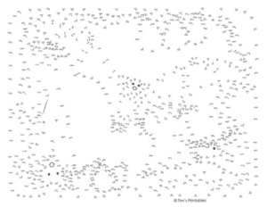 fruit bat (flying fox) extreme dot-to-dot / connect the dots pdf