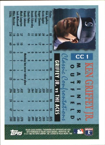 1996 Topps Classic Confrontations #CC1 Ken Griffey Jr. - NM-MT