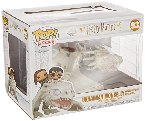 Funko Pop! Rides: Harry Potter - Gringotts Dragon with Harry, Ron, and Hermione, Vinyl Figure