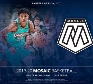 2019-20 Panini MOSAIC Basketball Card Factory Sealed HANGER Box - Exclusive REACTIVE ORANGE PRIZMs - 20 Cards per Box - Find Zion Williamson and Ja Morant Rookie Cards!