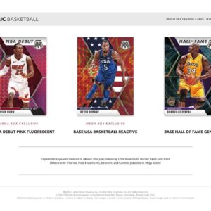 2019-20 Panini MOSAIC Basketball Card Factory Sealed HANGER Box - Exclusive REACTIVE ORANGE PRIZMs - 20 Cards per Box - Find Zion Williamson and Ja Morant Rookie Cards!