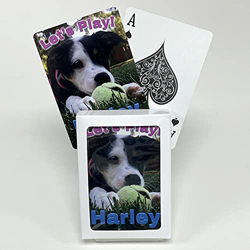 Discount Photo Gifts Custom Playing Cards - Add Images and Text to Personalize Your Deck of Cards - Personalized Poker Cards